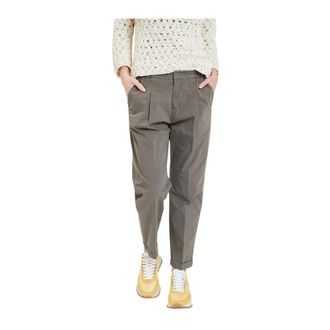 Alpha Studio Plissierte Hose - - Trousers - Damen - Grau - M