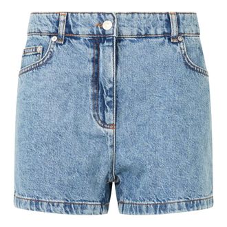 Moschino Damen, Shorts, Blau, W31Gr&ouml;&szlig;e