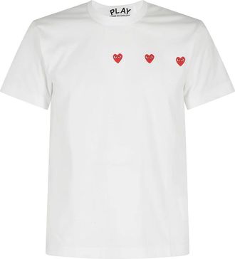 Comme Des Gar&ccedil;ons Homme, Tops, Blanc, Taille: M T-shirt &agrave; imprim&eacute; logo