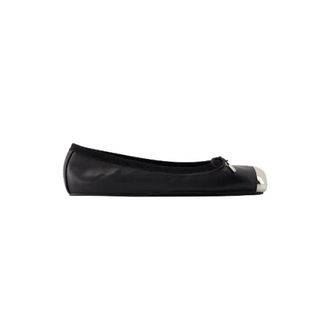 Alexander McQueen Schwarze Lederschuhe - - Shoes - Damen - Schwarzk - 36 EU