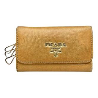 Prada Porte-cl&eacute;s Vintage Pre-owned - Homme - Pre-owned - Jaune - Taille: ONE Size