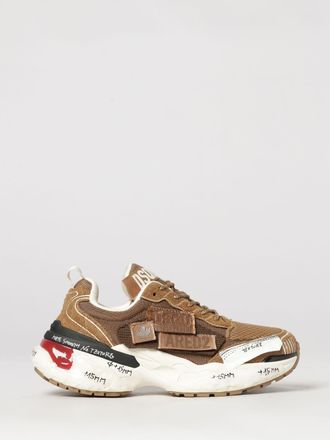 Dsquared2 Faster Sneakers aus Leder und Mesh mit gekerbter Sohle