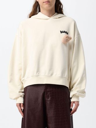 Disclaimer Relaxed-Fit Hoodie aus Baumwolle mit Teddyb&auml;r-Print und Kapuze
