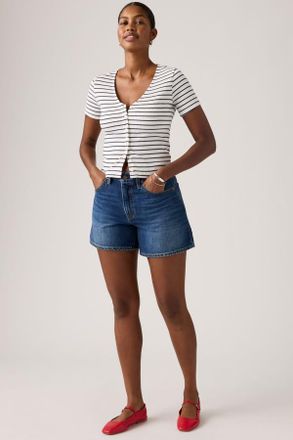 Levi's Cinch Mid-Thigh Shorts - Damen - Blau / Blau