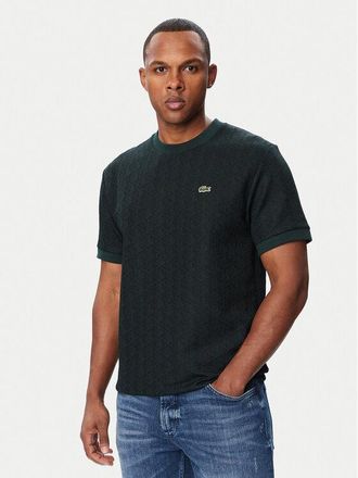 Lacoste T-Shirt TH1197 Dunkelgr&uuml;n Regular Fit