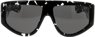 Bottega Veneta Ribbon Mask Shield Sonnenbrille - - Accessories - unisex - Schwarzk - ONE SIZE