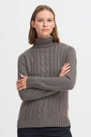 Oxmo Rollkragenpullover OXCathy Modischer Rollkragenpullover
