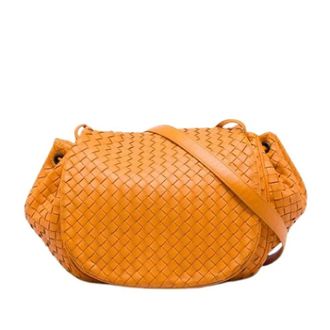 Bottega Veneta Pre-owned Leder Schultertasche - - Pre-owned - Damen - Orange - ONE SIZE