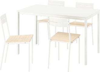 IKEA VIHALS / BUSLÄTT Tisch und 4 Stühle
