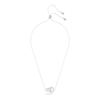 Swarovski Femme, Accessoires, Gris, Taille: ONE Size Collier Pendentif Ajouré