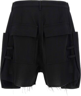 Rick Owens Stefan Cargo Bermuda Shorts - Black
