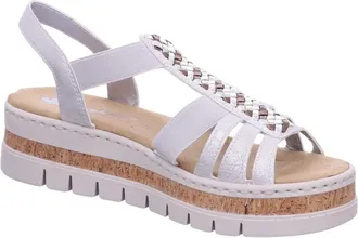 Rieker Damen, Schuhe, Wei&szlig;, 39 EUGr&ouml;&szlig;e