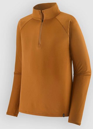 Patagonia Cap Mw Zip Neck Funktionsshirt cinnamon brown