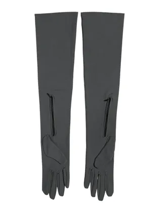 Dolce & Gabbana Viscose Elbow-Length Gloves - Gray