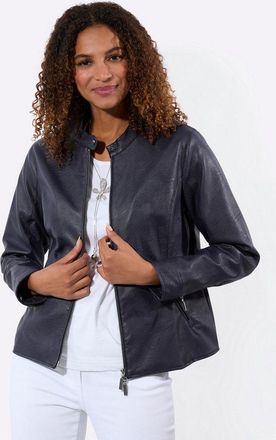 Witt Allwetterjacke Lederimitat-Jacke Langarm