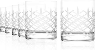 Stölzle Whiskygläser New York Bar Club 6er-Set 320 ml - Hochwertige Whisky Tumbler in zeitlosem Design - Whisky Gläser aus bleifreiem Kristallglas - Spülmasch
