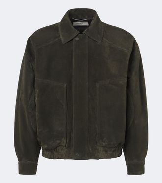 Saint Laurent Veste en daim