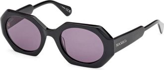 Max & Co. Femme, Accessoires, Noir, Taille: 51 MM Mo0115 01A Lunettes de soleil