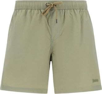 Herno Homme, Maillots de bain, Vert, Taille: 2XL Drawstring Swim Shorts