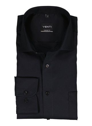 Venti Herren Hemd schwarz