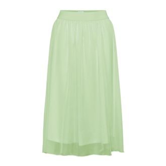 Saint Tropez CoralSZ Skirt - - Skirts - Damen - Gr&uuml;n - 2XL
