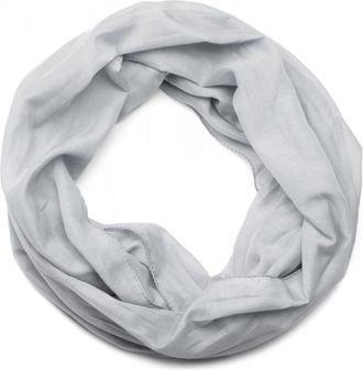 styleBREAKER Schlauchschal Seidiger unifarbener Loop
