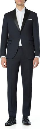 Joop Herren Anzug blau Slim Fit