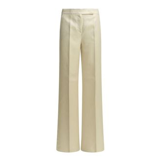 Max Mara Pantalon large Badesse - Femme - Pantalons - Beige - Taille: 34 FR