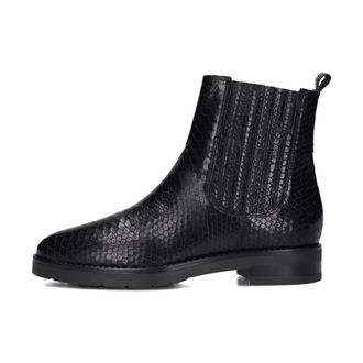 Notre-V Schwarze Chelsea Boots mit Schlangenmuster - - Shoes - Damen - Schwarzk - 38 EU