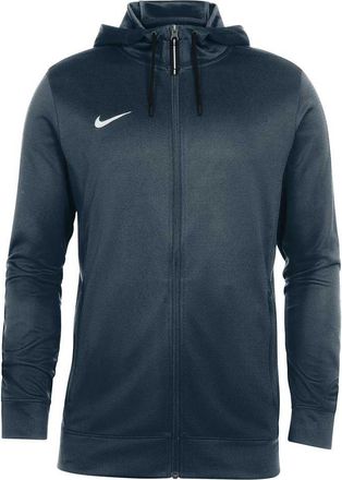 Nike Nike Herren Team Basketball Hoodie Full Zip Kapuzenpullover, Obsidian, XL