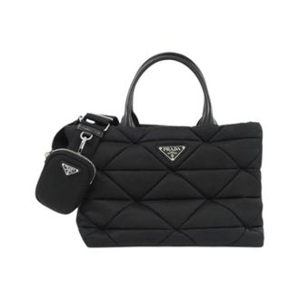 Prada Pre-owned Tessuto Quilt Handbag - - Pre-owned - Damen - Schwarzk - ONE SIZE