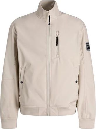 Jack & Jones Jjeparker Bomber Sn Softshell pour homme, Beige clair, L