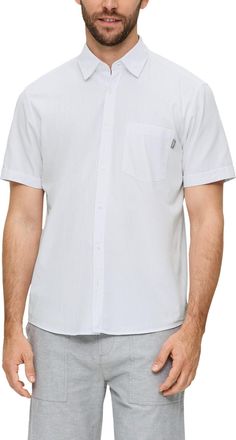 s.Oliver Baumwollhemd mit Musterstruktur