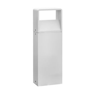 Eglo LED Au&szlig;en-Sockellampe Doninni 1, 1 flammige Au&szlig;enleuchte, Sockelleuchte aus Alu, Kunststoff, Farbe: Wei&szlig;, IP44