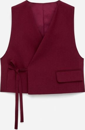 Arket Vielseitige Wollweste -Rot