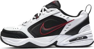 Nike Air Monarch IV Baskets pour homme, blanc/noir, 44.5 EU