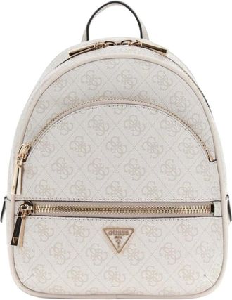 Guess Femme, Sacs, Blanc, Taille: ONE Size Manhattan II Backpack
