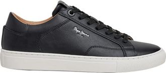 Pepe Jeans London Homme Joe Basic Sneak, Black, 44 EU