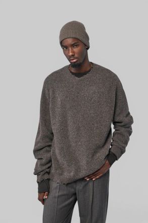 Frei-Mut Round Neck, Boxy Fit In Lamawool