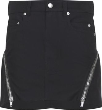 Rick Owens Femme, Jupes, Noir, Taille: 38 FR Mini-jupe Bolan Banana