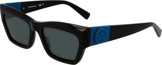 Longchamp Femme, Accessoires, Noir, Taille: ONE Size Lo763S Lunettes de soleil