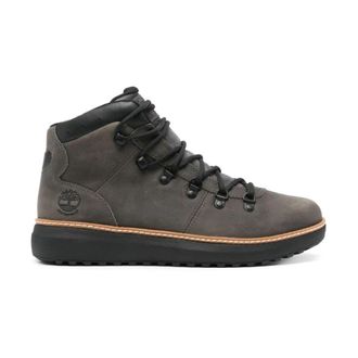 Timberland Graue Wildleder Schn&uuml;rstiefel - - Shoes - Herren - Grau - 45 EU