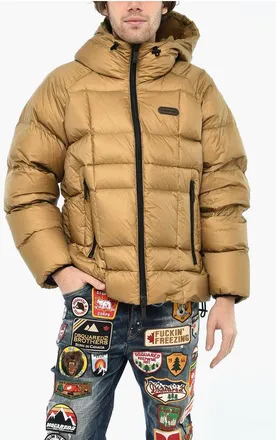Dsquared2 Rip Stop Check Padded Jacket size 48