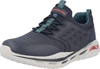 Skechers Baskets Arch Fit OrcenSneaker pour Homme, Bleu Marine, 41 EU