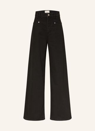 Isabel Marant Marant &Eacute;toile Wide Leg Jeans Lemony schwarz