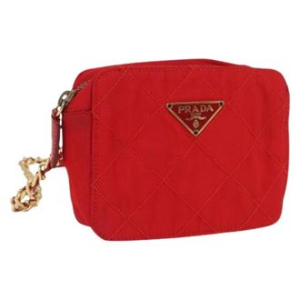Prada Pochette Vintage doccasion - Femme - Pre-owned - Rouge - Taille: ONE Size