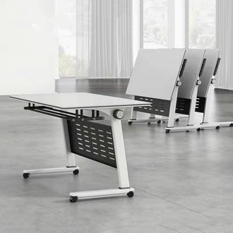 Generic Klappbarer Konferenztisch, klappbares Besprechungstisch-Set f&uuml;r Konferenz- und Schulungsr&auml;ume, mobiler Klapptisch mit feststellbaren Rollen, sofort ei