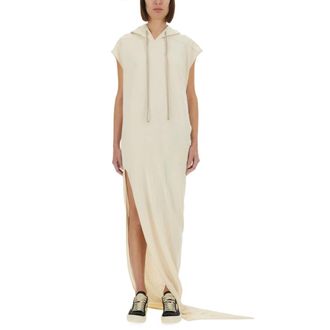 Rick Owens Robe Longue Edfu T - Femme - Robes - Beige - Taille: 36 FR