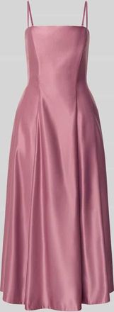Rinascimento Abendkleid aus Satin mit Spaghettitr&auml;gern