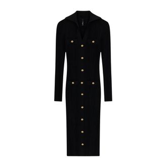 Marciano Strickkleid Midi - - Dresses - Damen - Schwarzk - L